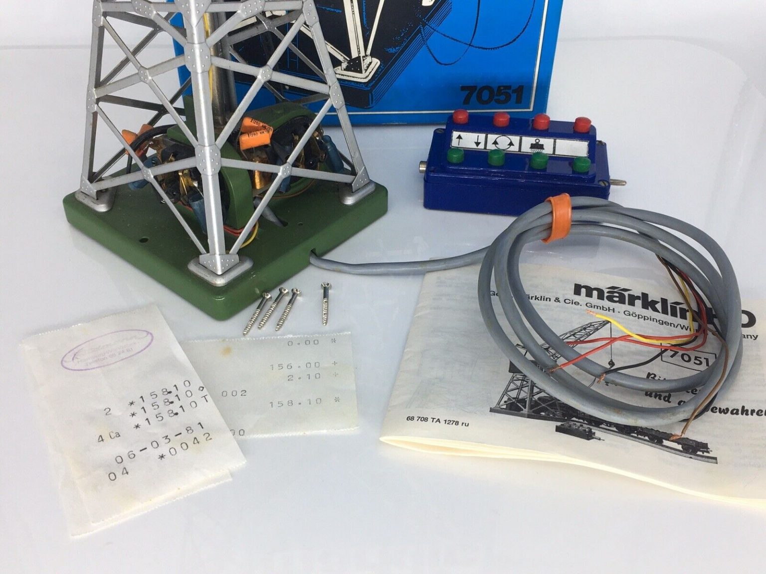 Märklin 7051 Ferngesteuerter Drehkran